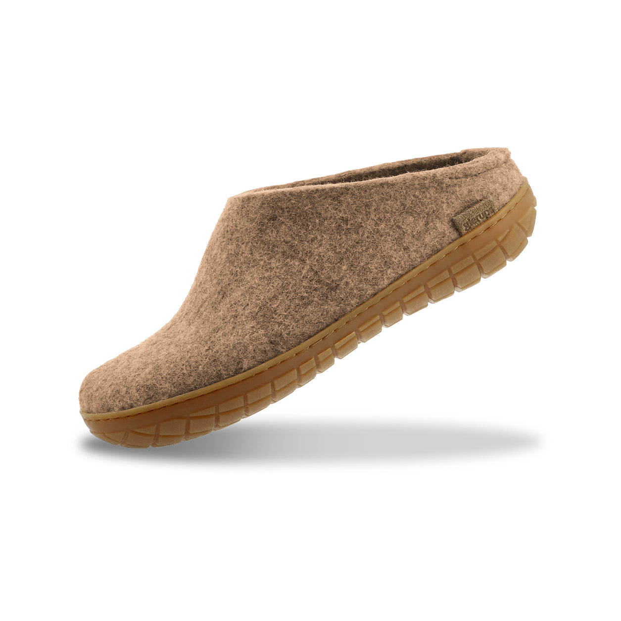Slip-on with natural rubber sole - honey - Sand – glerups.com