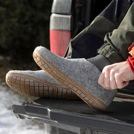 Slippers in natural wool | 100% pure natural wool | glerups – glerups.com