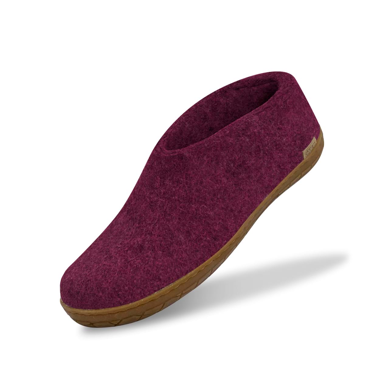Shoe with natural rubber sole - honey - Cranberry – glerups.com