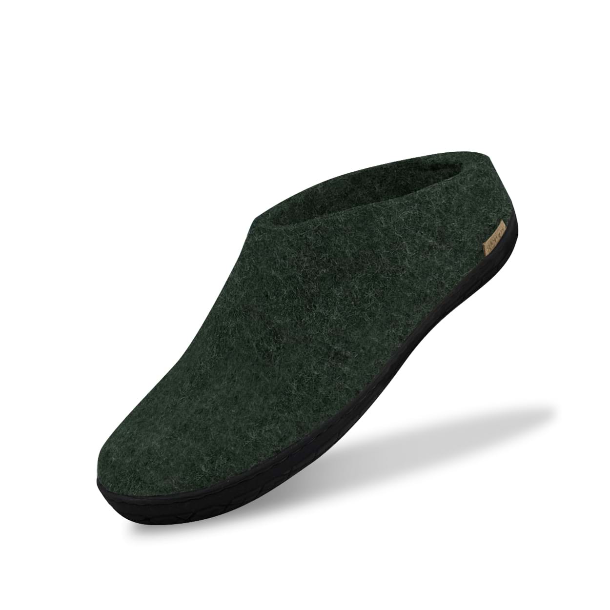 Natural Rubber Sole House Shoes Glerups Unisex Wool Slippers With ...